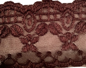 Chocolate Brown Lace - Etsy