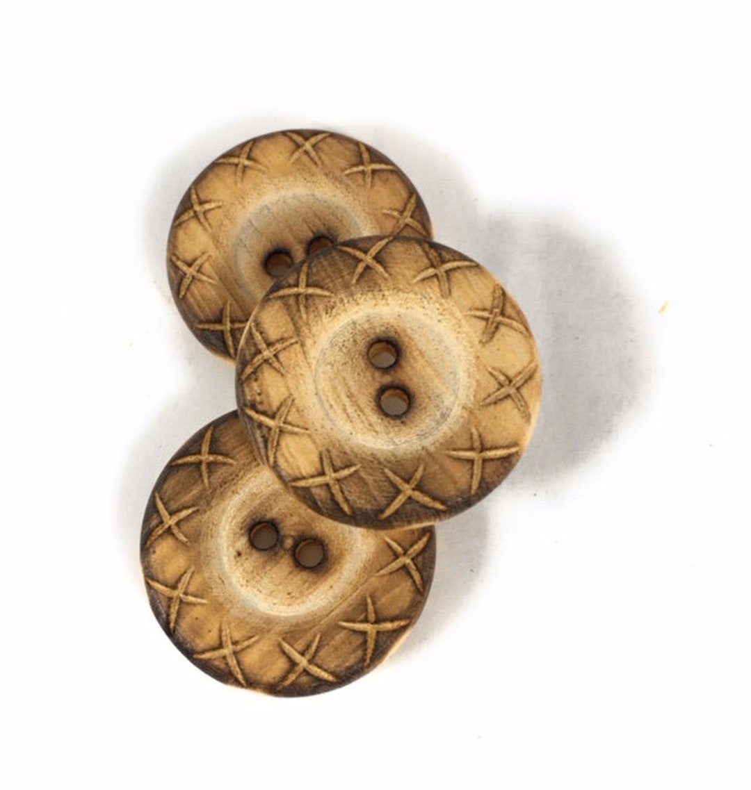 X'D BURNISHED BURNT Edge Buttons D4 - Etsy