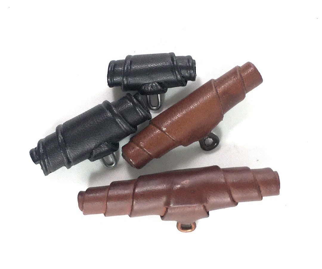 WRAPPED LEATHER TOGGLE Buttons E2 - Etsy