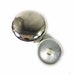 SILVER DOME BUTTONS B14-15 - Etsy