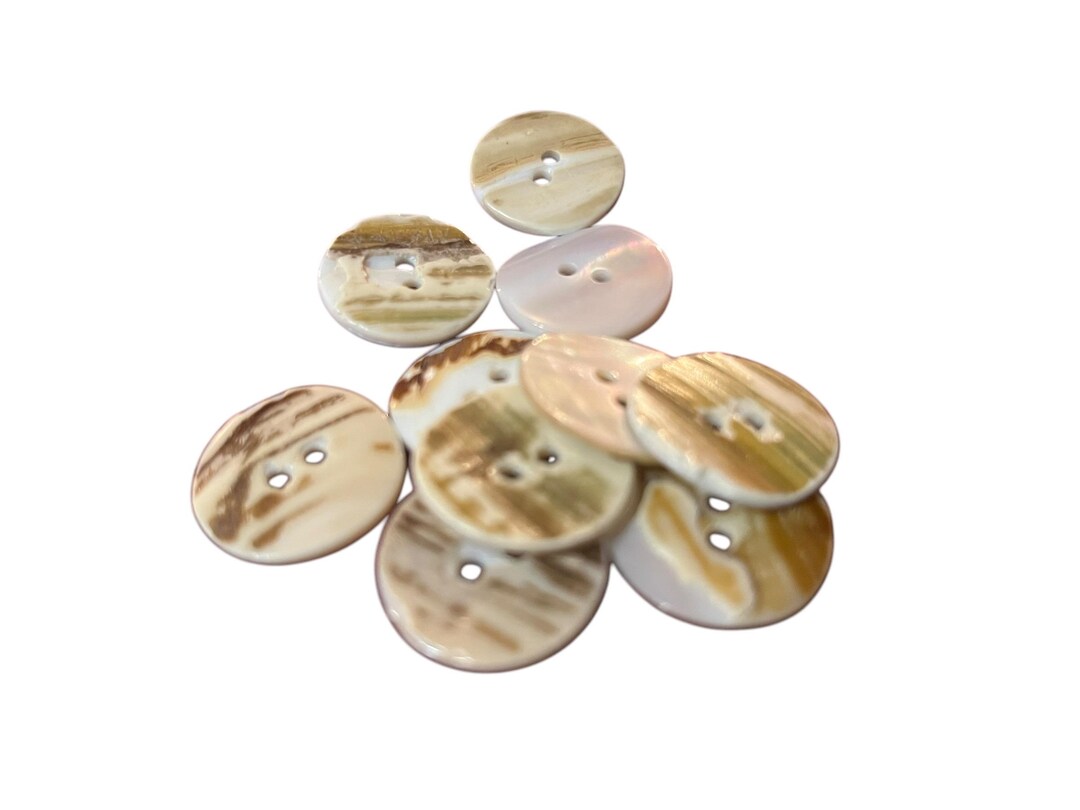 MOP MOLLUSK SHELL Buttons 3/4" 2 Hole Sewing Clothing Buttons - Etsy