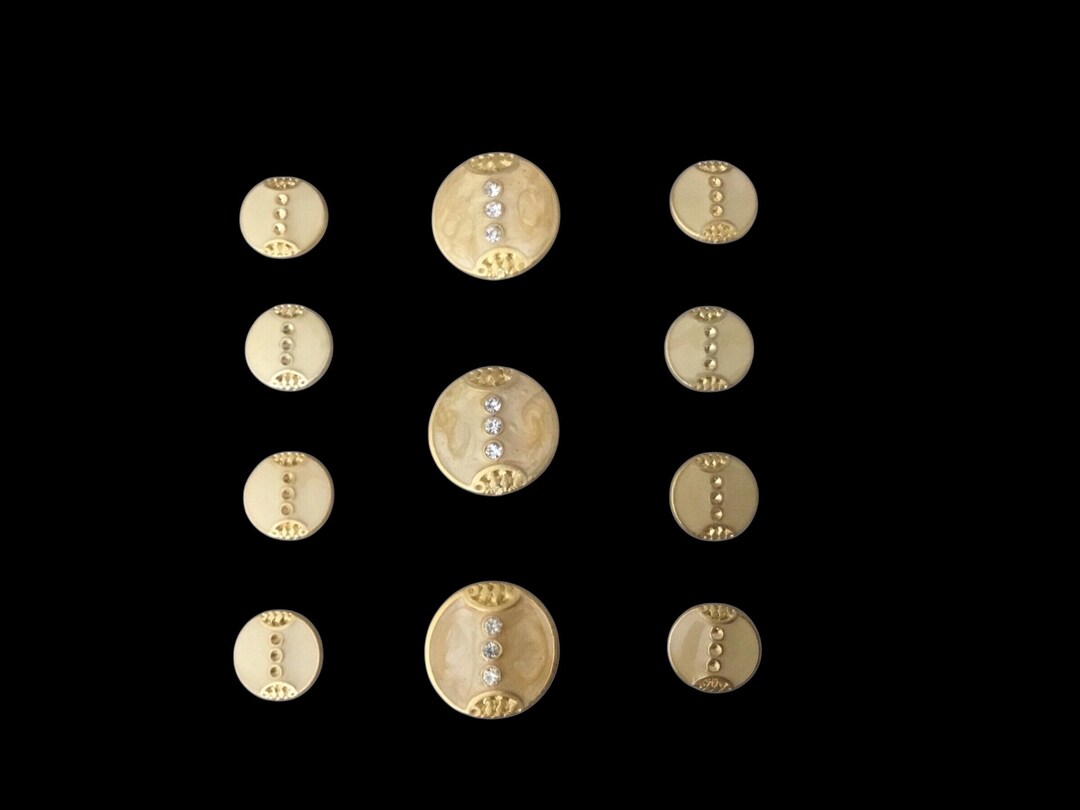 IVORY FAUX ENAMEL Blazer Buttons - Etsy