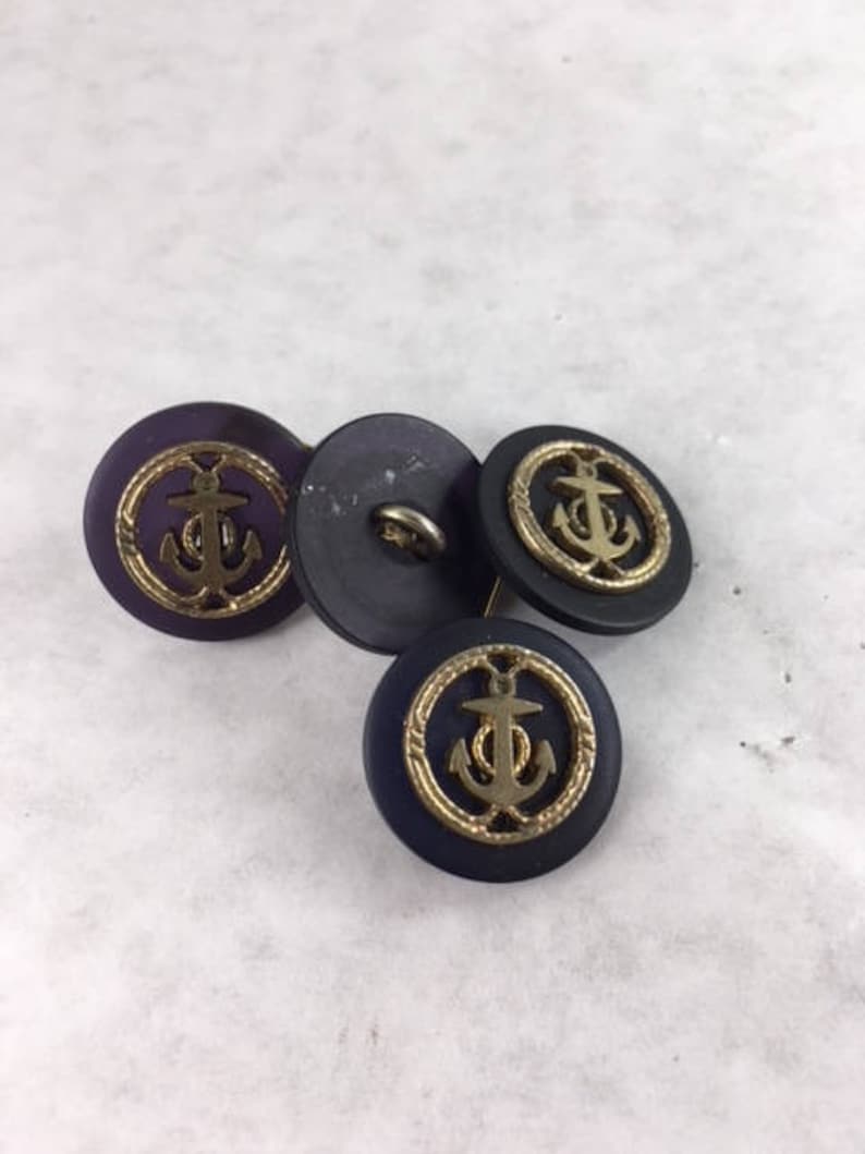 BRAIDED ROPE ANCHOR Buttons C1 - Etsy