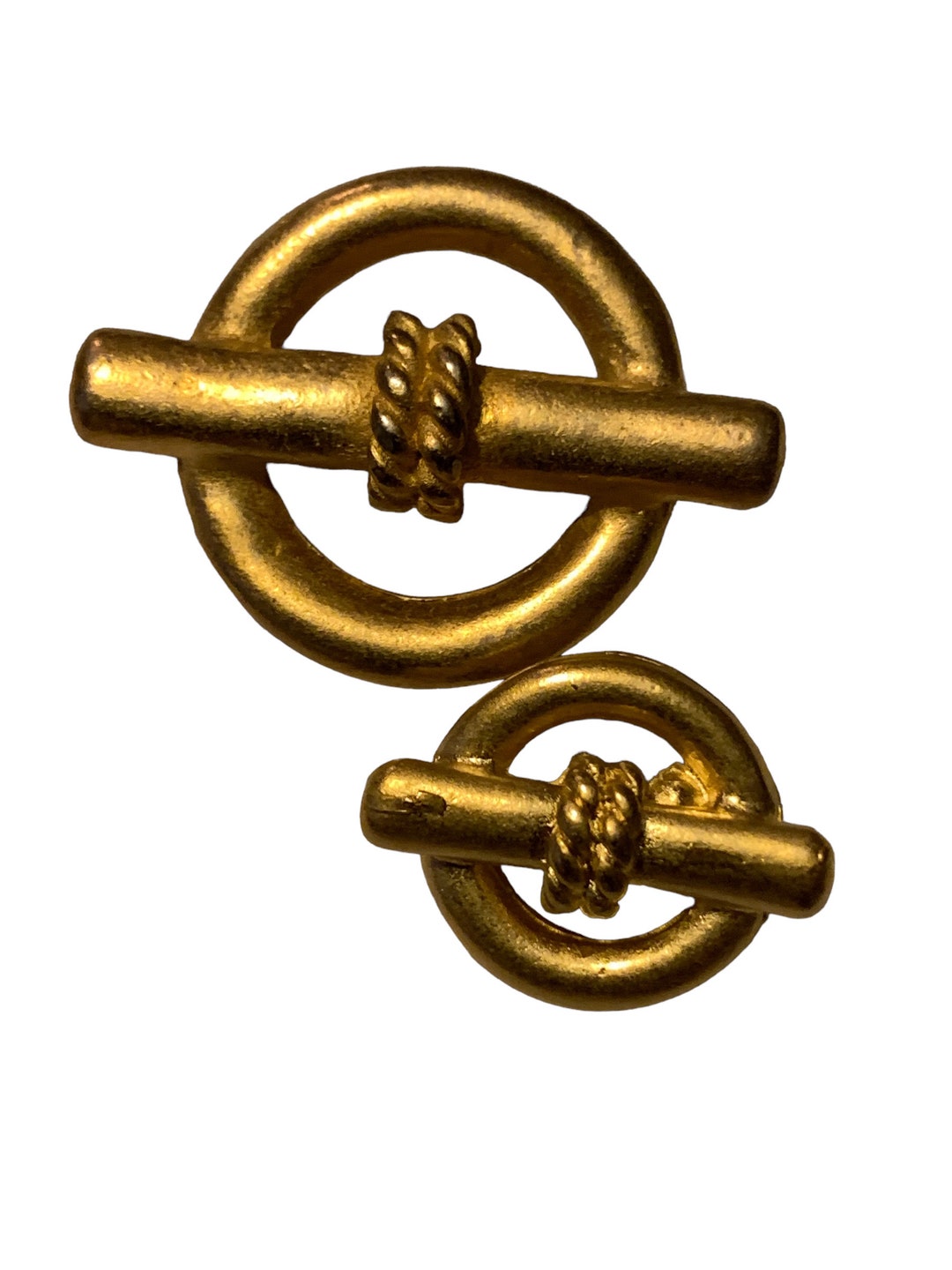 GOLDEN GROMMET & TOGGLE Button A7 - Etsy