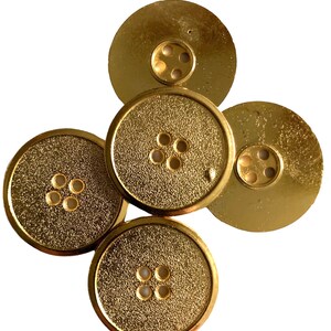 Classic 4 HOLE GOLD COAT Button A7 - Etsy