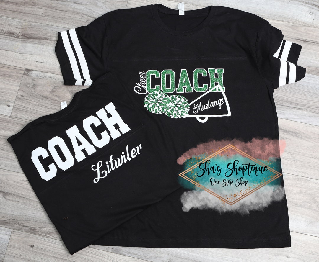 Cheer Coach Shirts - Cheerleading - Cheerleader - Coach- Megaphone ...