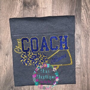 Cheer Coach Shirts - Cheerleading - Cheerleader - Coach- Megaphone ...