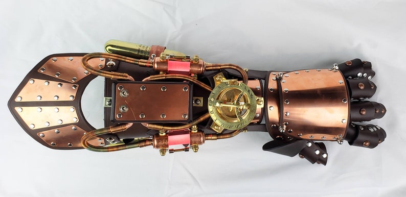 Powered Steampunk Gauntlet - MADE TO ORDER - Etsy