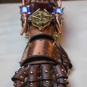 Powered Steampunk Gauntlet - MADE TO ORDER - Etsy