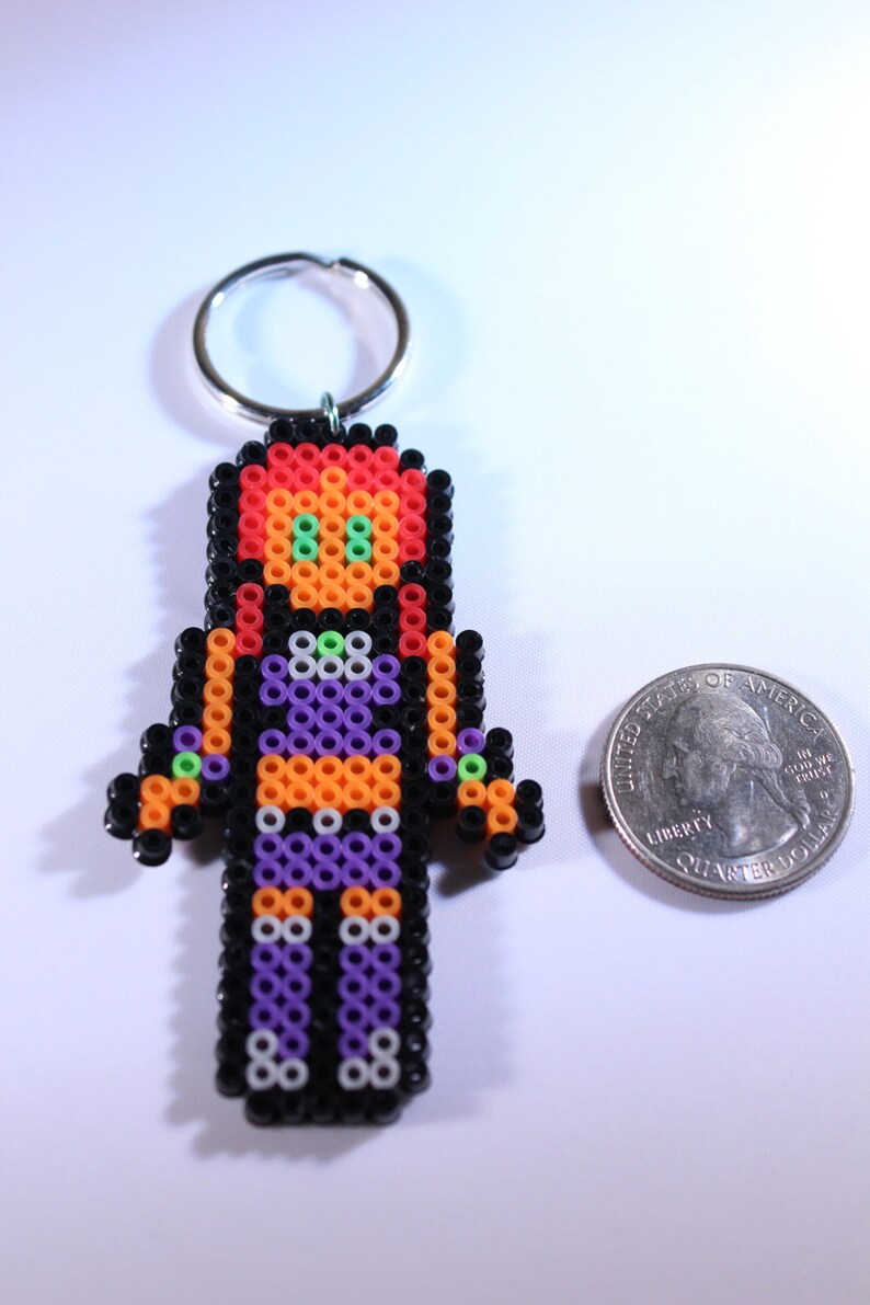 Teen Titan Perler Key Chains - Etsy