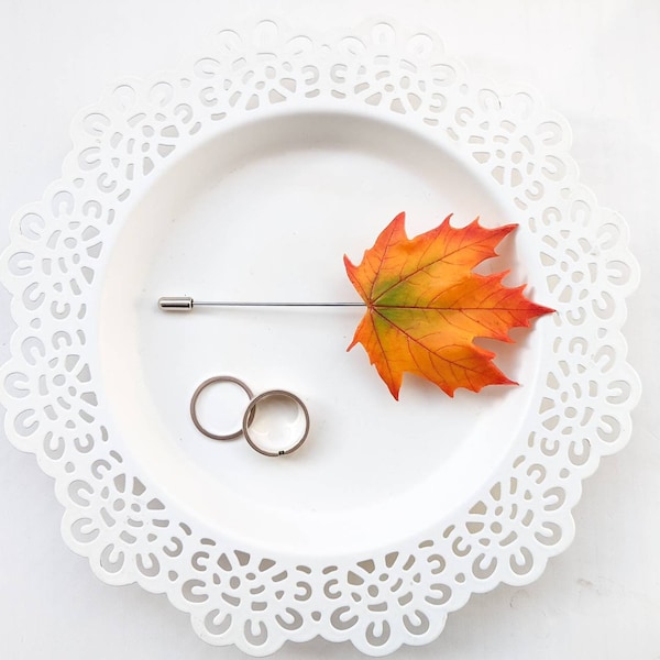Autumn Leaf Brooch - Etsy