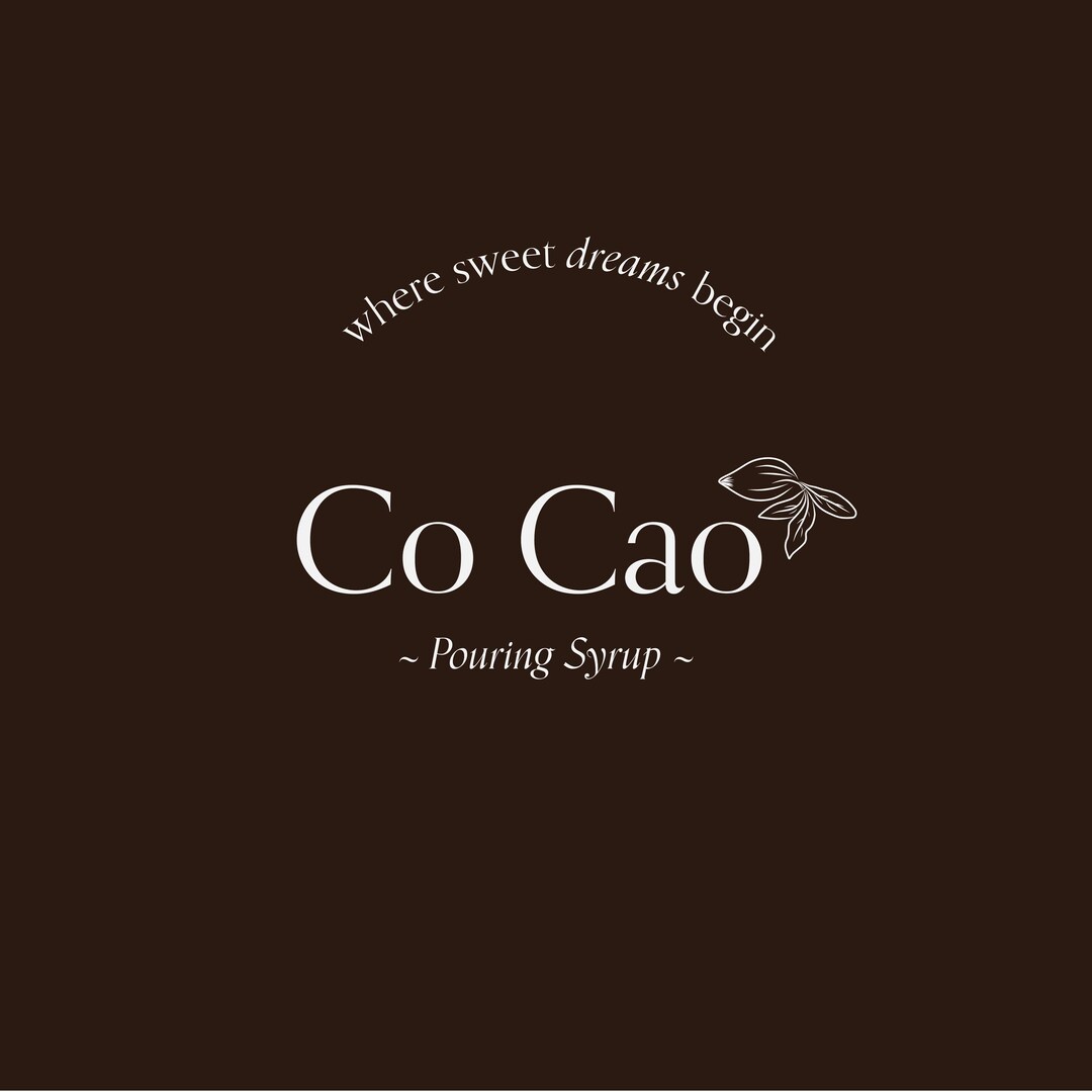 Hand-drawn Cocoa Brand Logo | Illustrated Chocolate Branding (digital ...