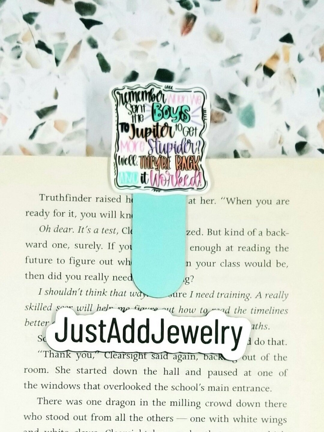 Boys Go to Jupiter Funny Bookmarks for Women, Feminist Bookmark for ...