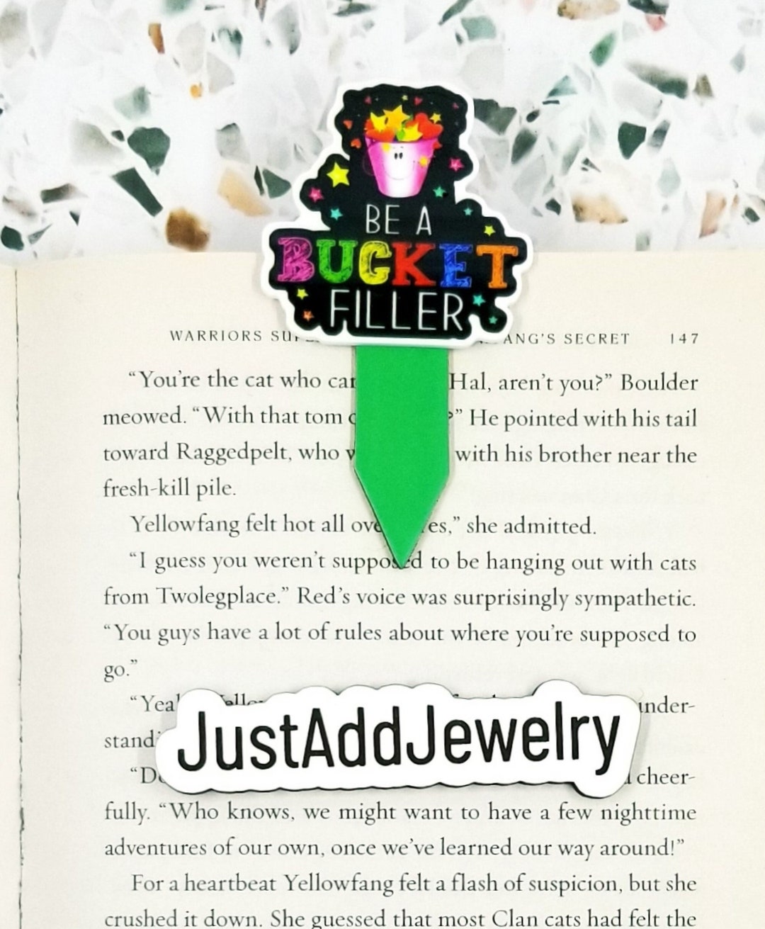 Be a Bucket Filler Motivational Bookmarks for Kids, Cute Magnetic ...