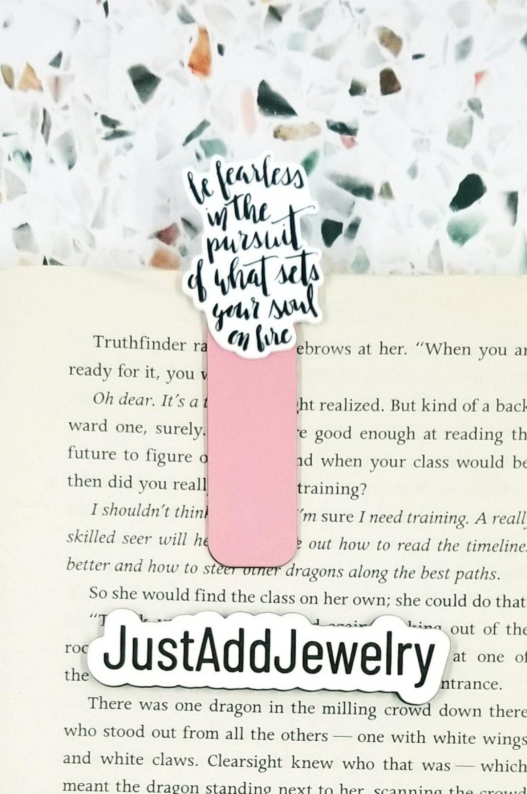 Be Fearless Magnetic Bookmarks for Women Empowerment Gifts ...