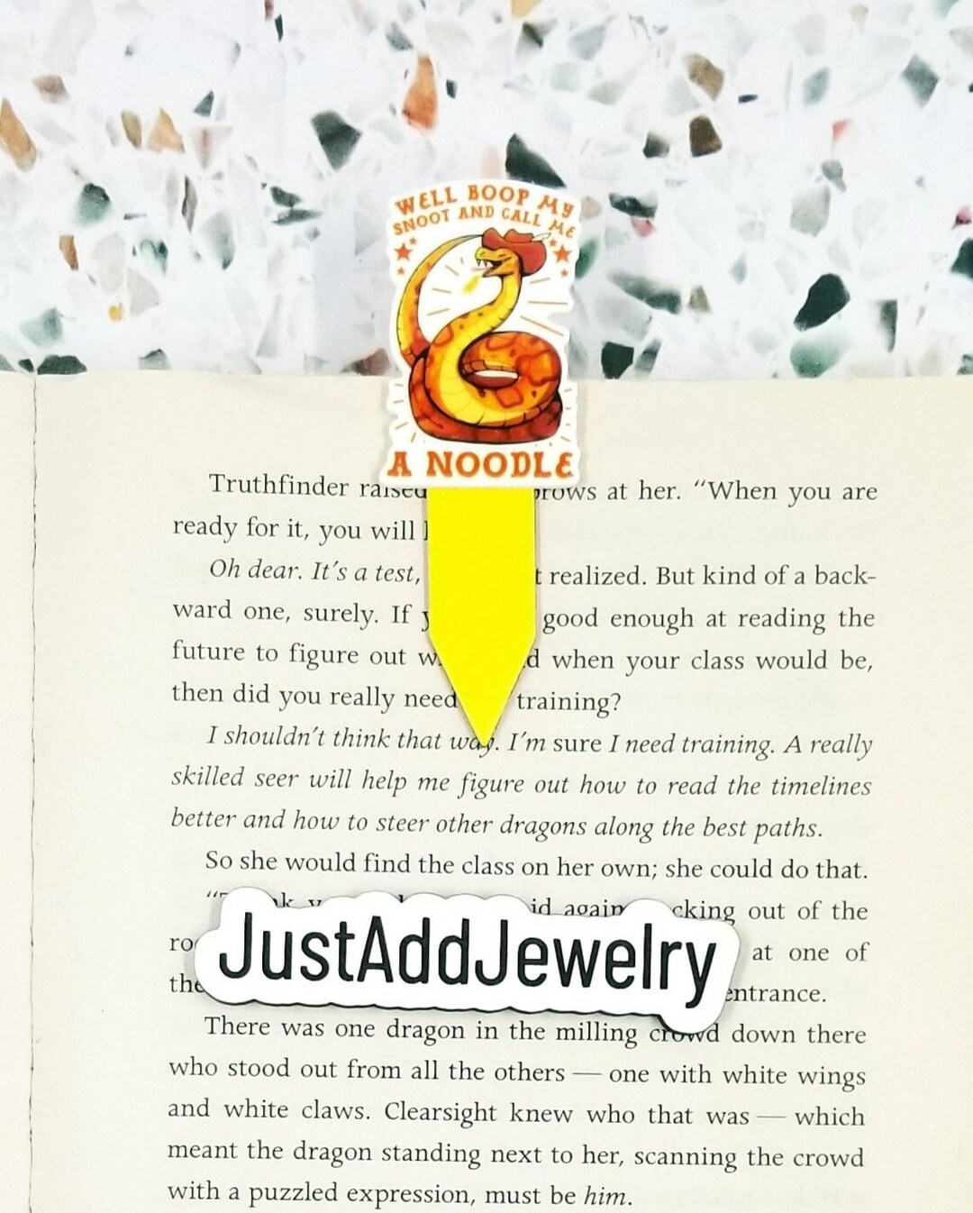 Boop My Snoot Snake Bookmark for Kids, Danger Noodle Cowboy Bookmark ...