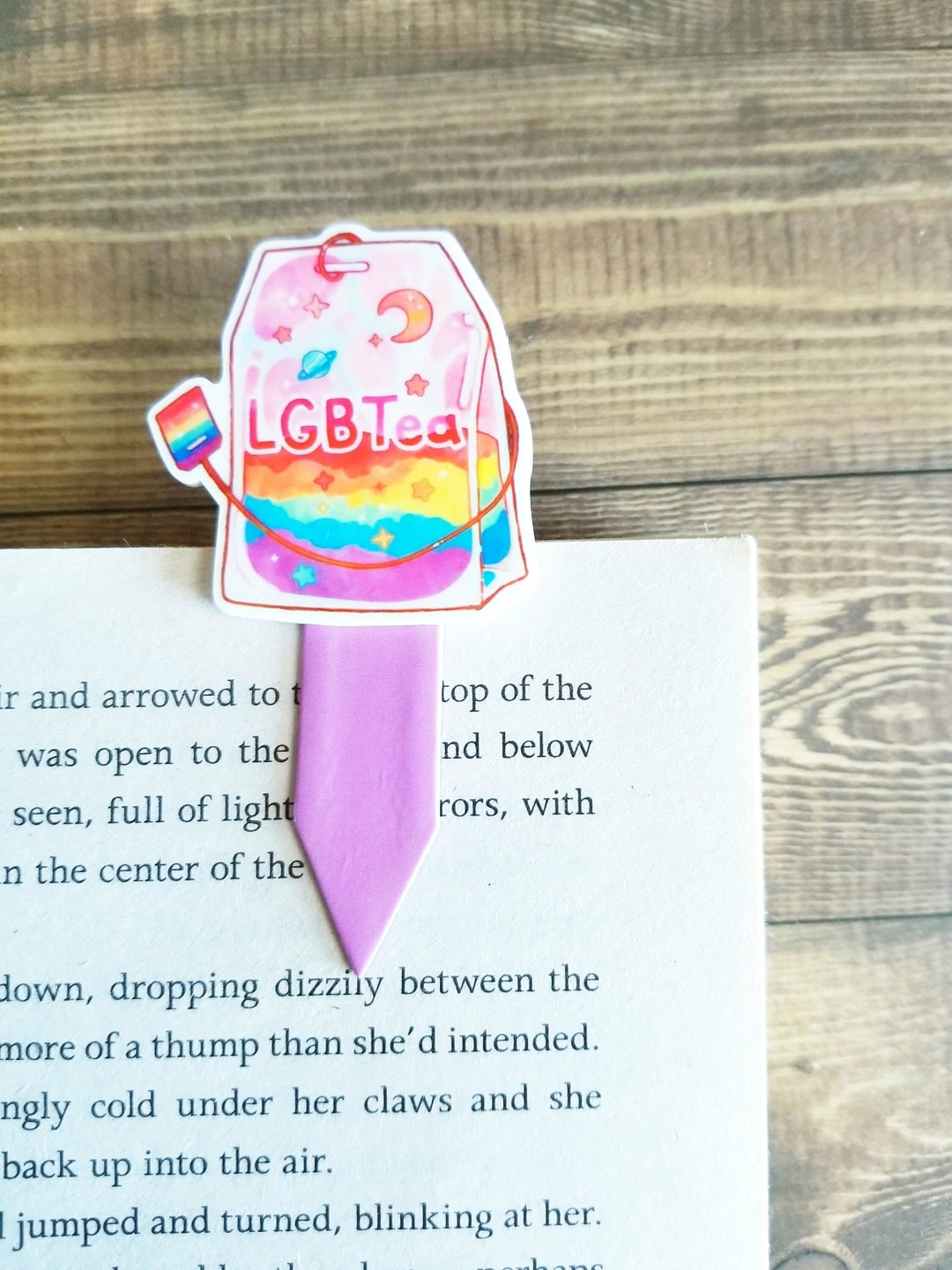 Lgbtea Pride Bookmark for Women, Coming Out Gift, LGBTQ Bookmarks for ...