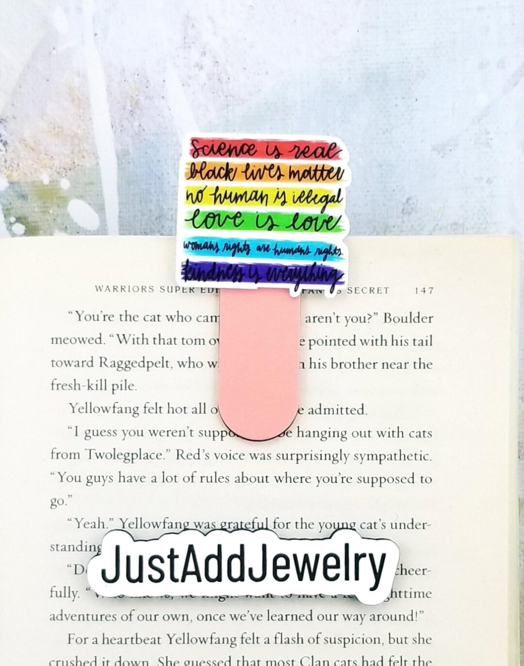Feminist Magnetic Bookmark, Reading is Political Bookmark for Bookworm ...