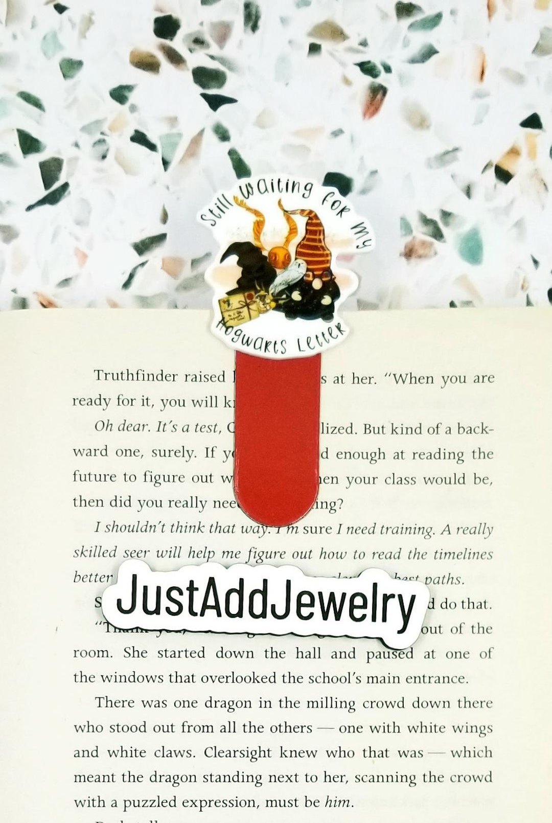 Waiting for My Letter Wizard Gnome Bookmark for Kids, Stocking Stuffers ...