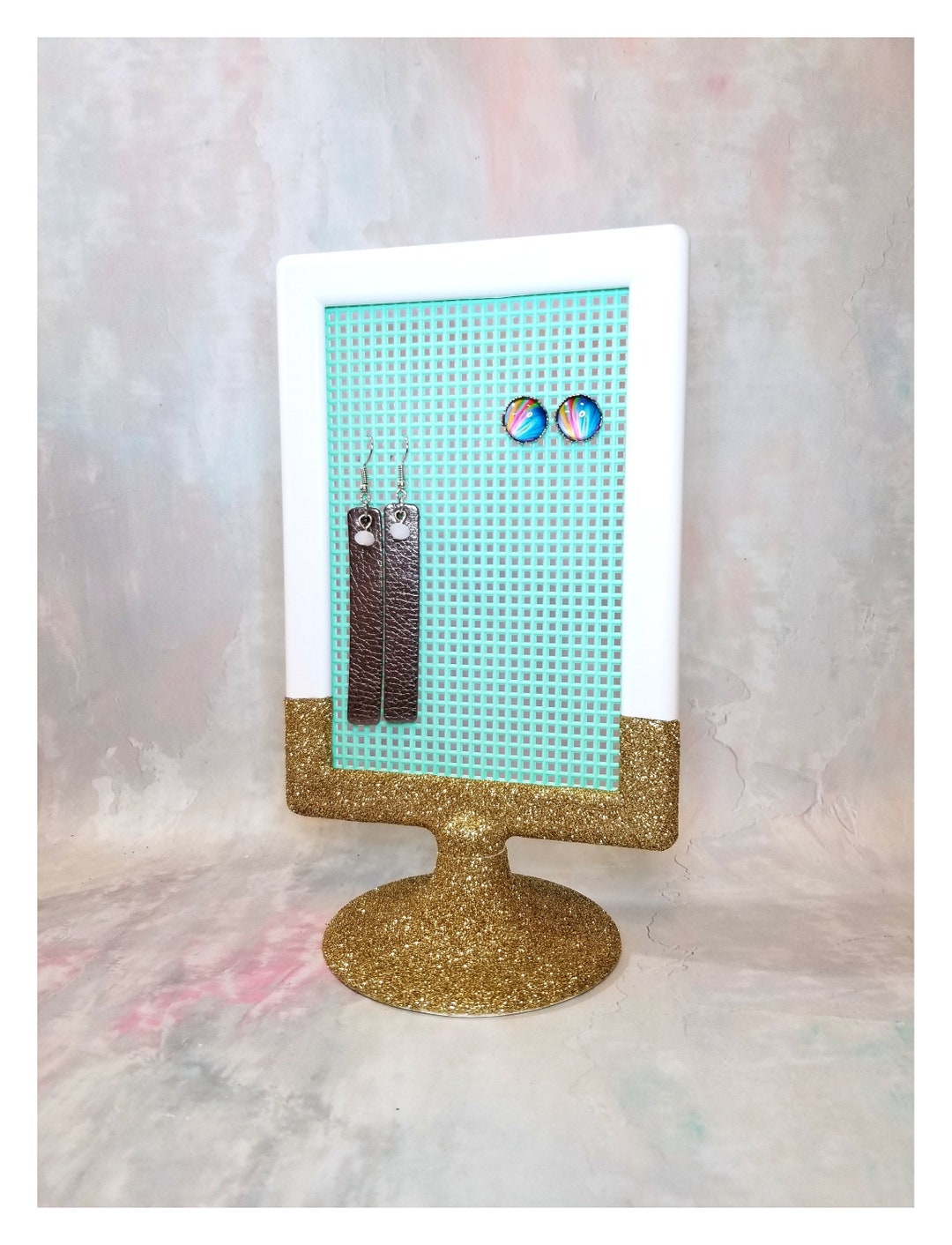 Personalized Earring Holder, Jewelry Display, Valentines Day Gift for ...