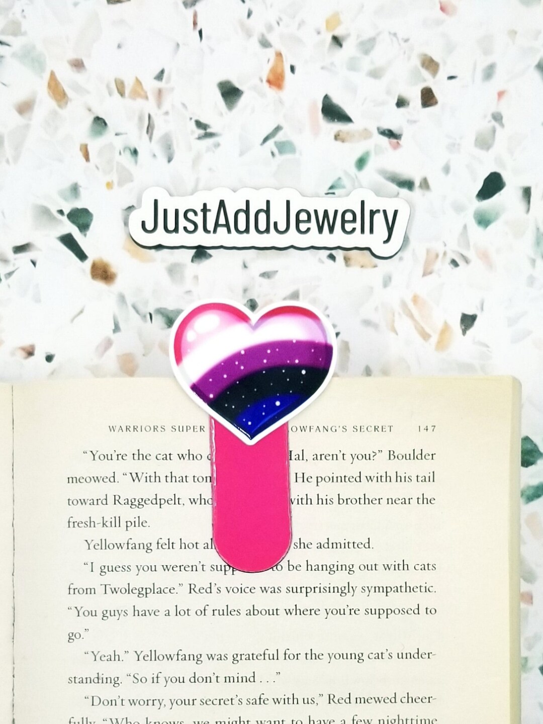 Subtle Bi Pride Magnetic Bookmark for Readers, Bisexual Flag Heart ...