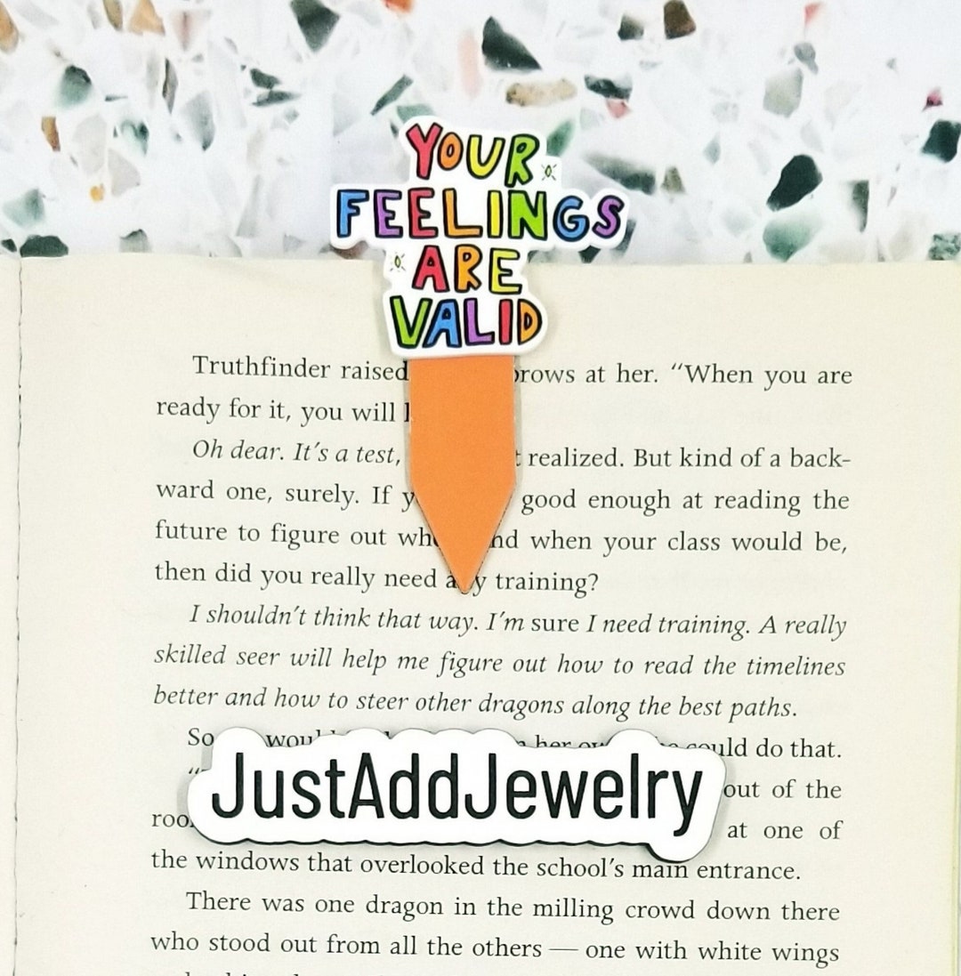 Your Feelings Are Valid Mental Health Bookmark for Best Friend, Best ...