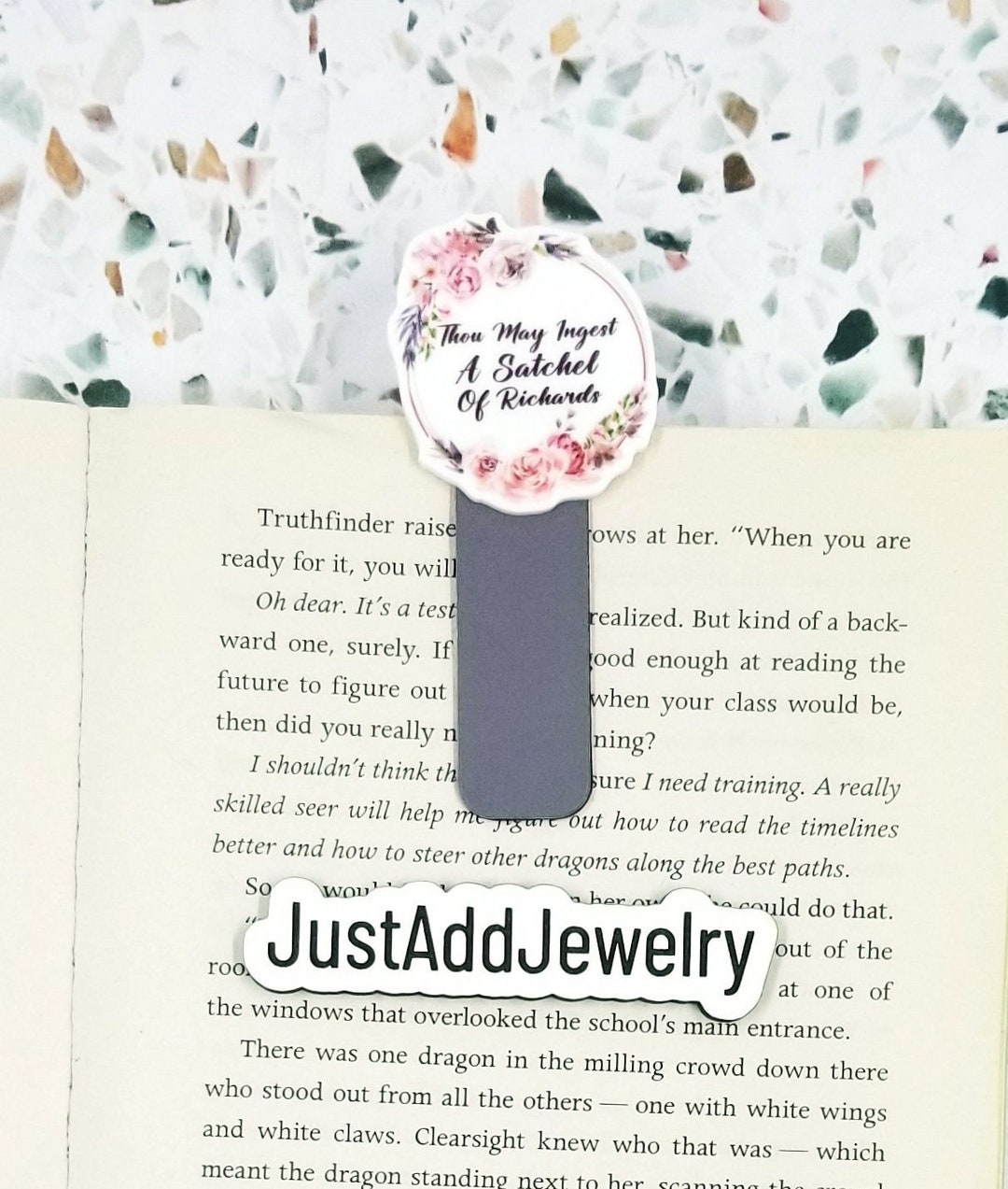 Thou May Ingest a Satchel of Richards Funny Bookmarks for Women, Eat a ...