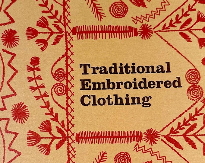 Vintage Embroidery Patterns: "traditional Embroidered Clothing" With ...