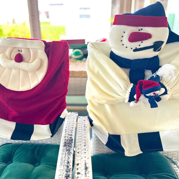 Christmas Chair Back Covers - Etsy