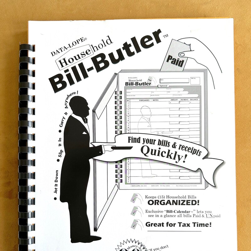 Bill Organizer - Etsy