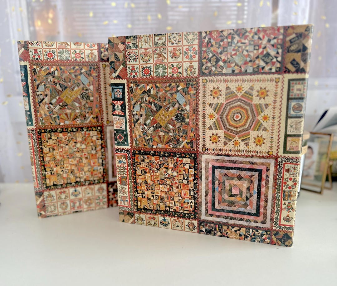 Vintage Three Ring Binder With Quilts, Matching Pair - Etsy