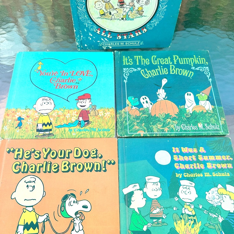 Charlie Brown Books - Etsy