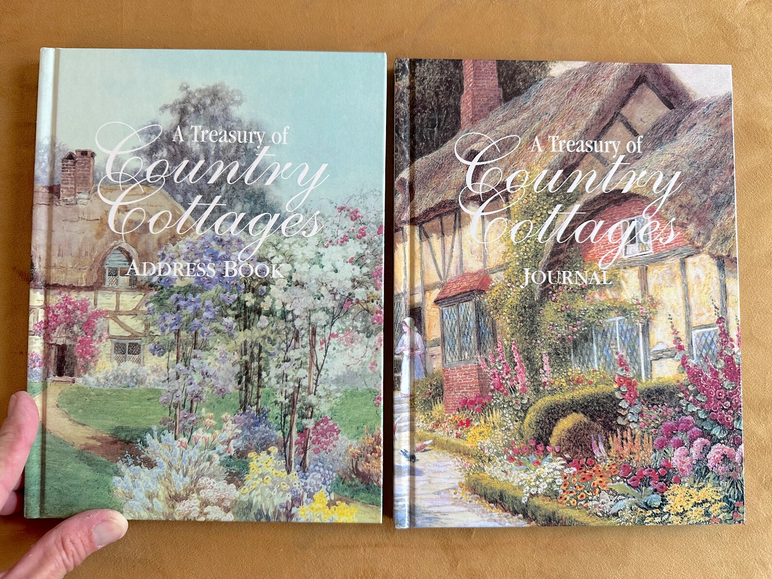 Vintage Country Cottages Address Book and Journal Set With Case ...