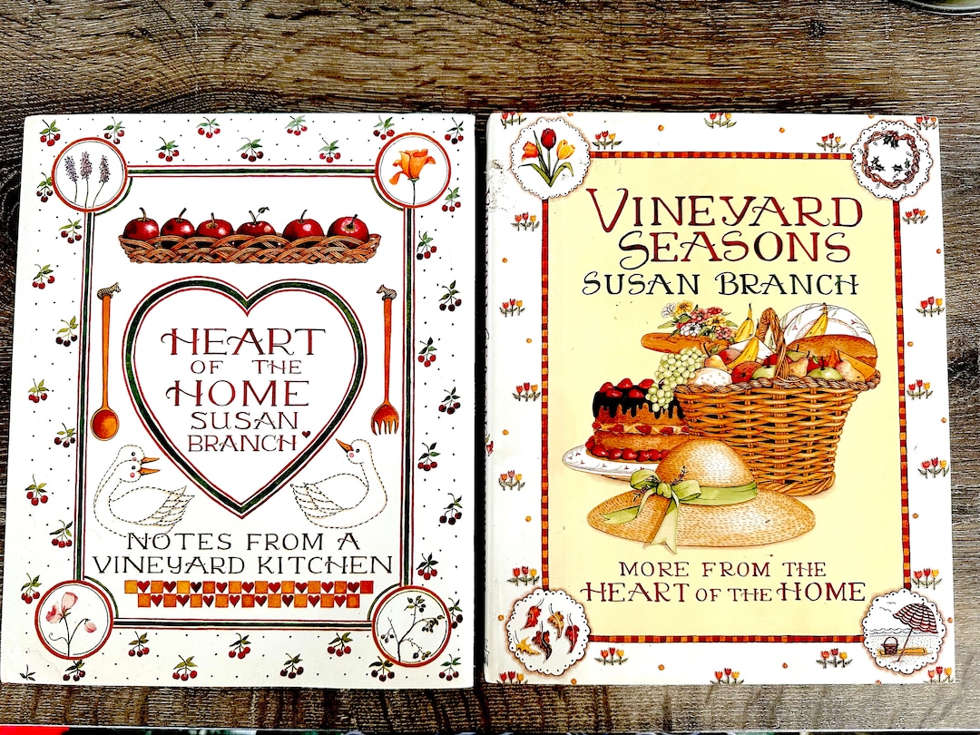 Heart of the Home AND Vineyard Seasons by Susan Branch / Illustrated ...