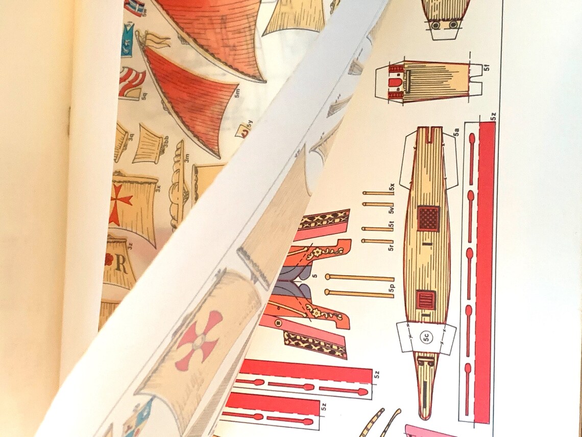 Paper Model Ships Book / Easy to Build Paper Miniatures of | Etsy