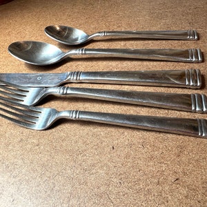 Vintage Cambridge Stainless Flatware Codie Pattern Flatware / 5-piece ...