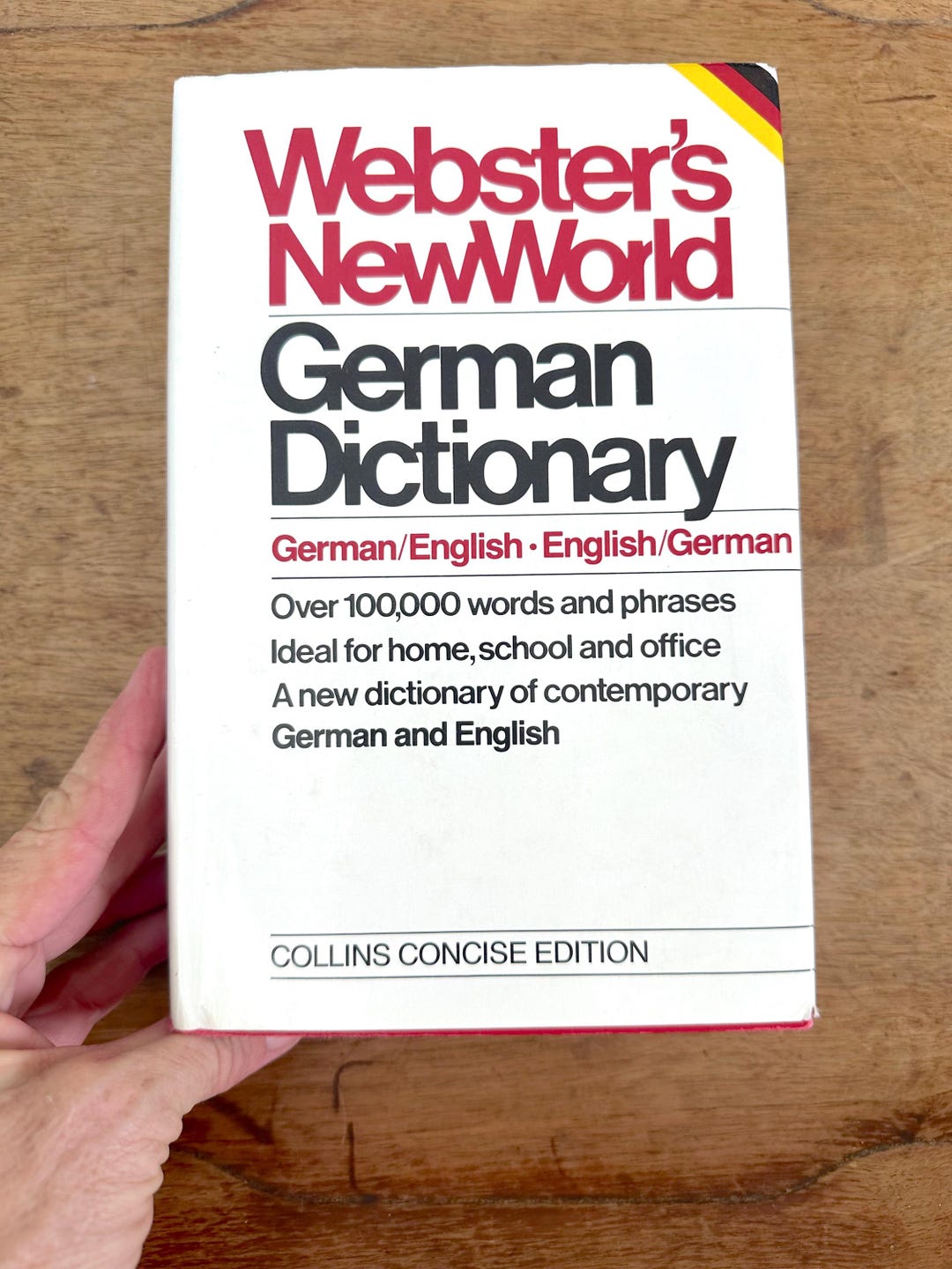 Vintage Webster's German Dictionary, 1987 Hardcover - Etsy