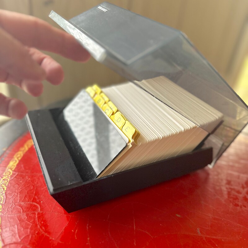 Large Rolodex - Etsy