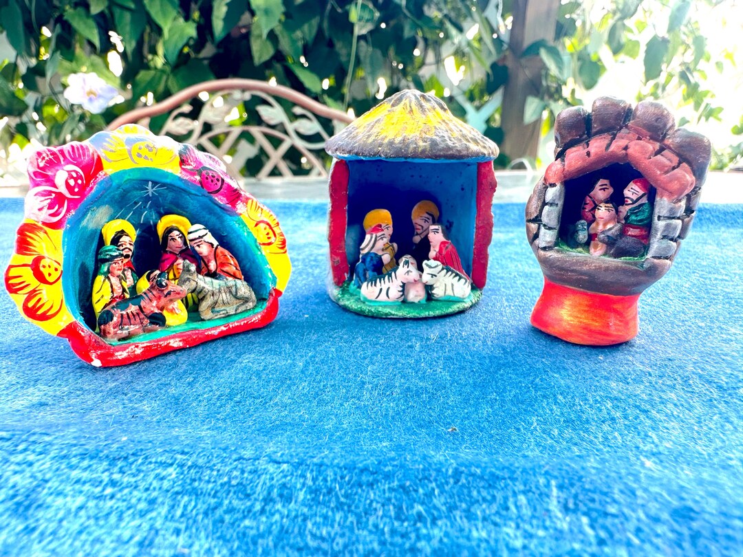 Three Super Teensy Weensy Nativity Sets / Mini Collection of Micro ...