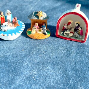 Three Super Teensy Weensy Nativity Sets / Mini Collection of Micro ...