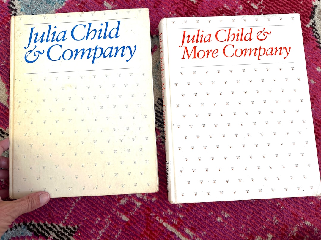 Vintage Julia Child Cookbooks, Pair: Julia Child & Company and Julia ...