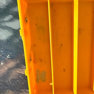 Vintage Old Pal 1400 Tackle Box and Worm Carrier / Vintage Plastic Worm ...