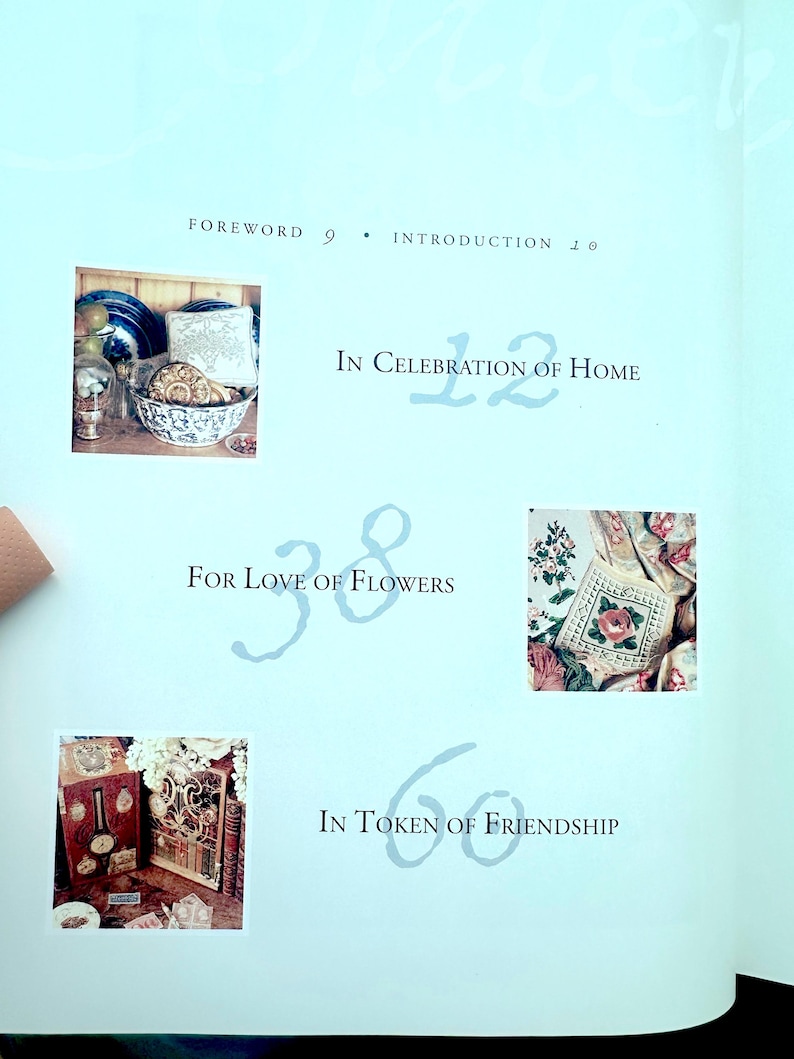 Vintage Victoria Magazine Craft Book "from Heart & Hand: Creating ...