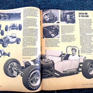 Lot of 4 Vintage Car Magazines, Hot Rod Car Magazines: 1960s/1970s "rod & Custom," Four Issues ...