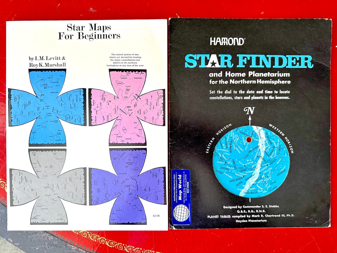 Vintage Star Finder and Star Maps Book / 1970s Hammond Star Finder and ...