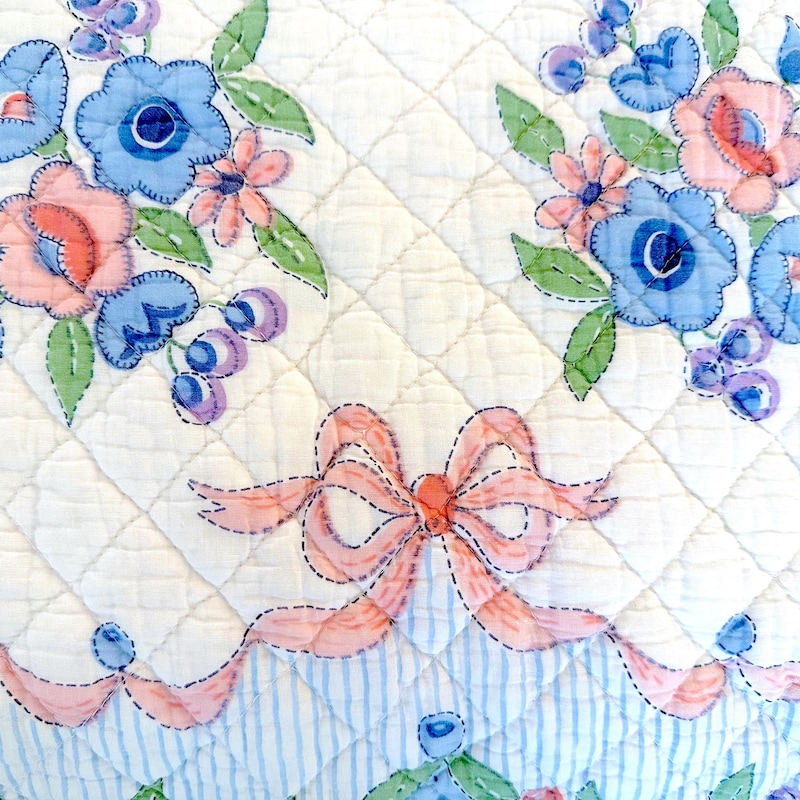 Vintage Quilt Full/queen - Etsy