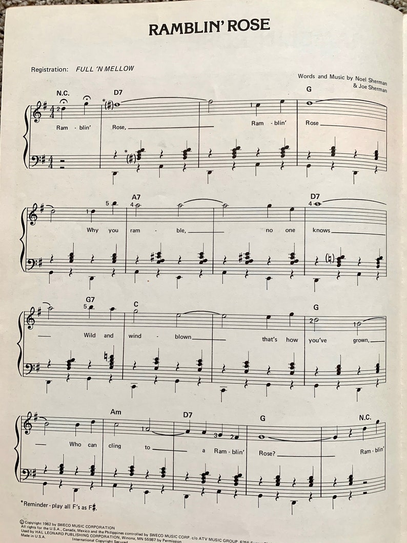 Organ Sheet Music Box Set / 1970 Vintage Sheet Music for Organ / Fun at ...