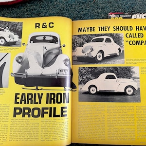 Lot of 4 Vintage Car Magazines, Hot Rod Car Magazines: 1960s/1970s "rod & Custom," Four Issues ...