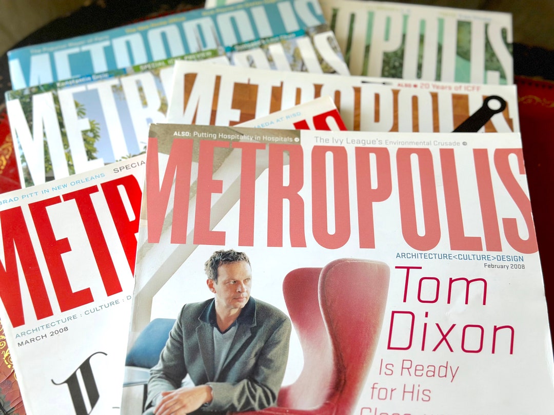 Six Issues of Metropolis Magazine From 2008 - Etsy