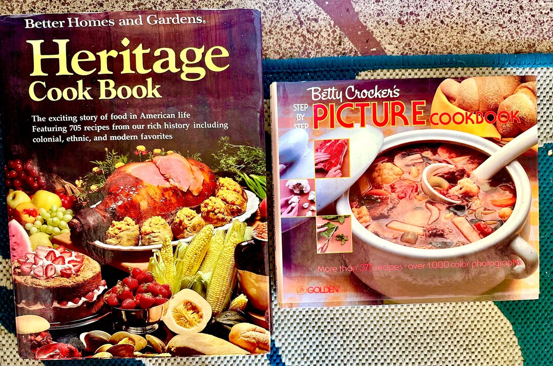 Two 1970s-80s Vintage Cookbook Classics: Better Homes Heritage Cook ...